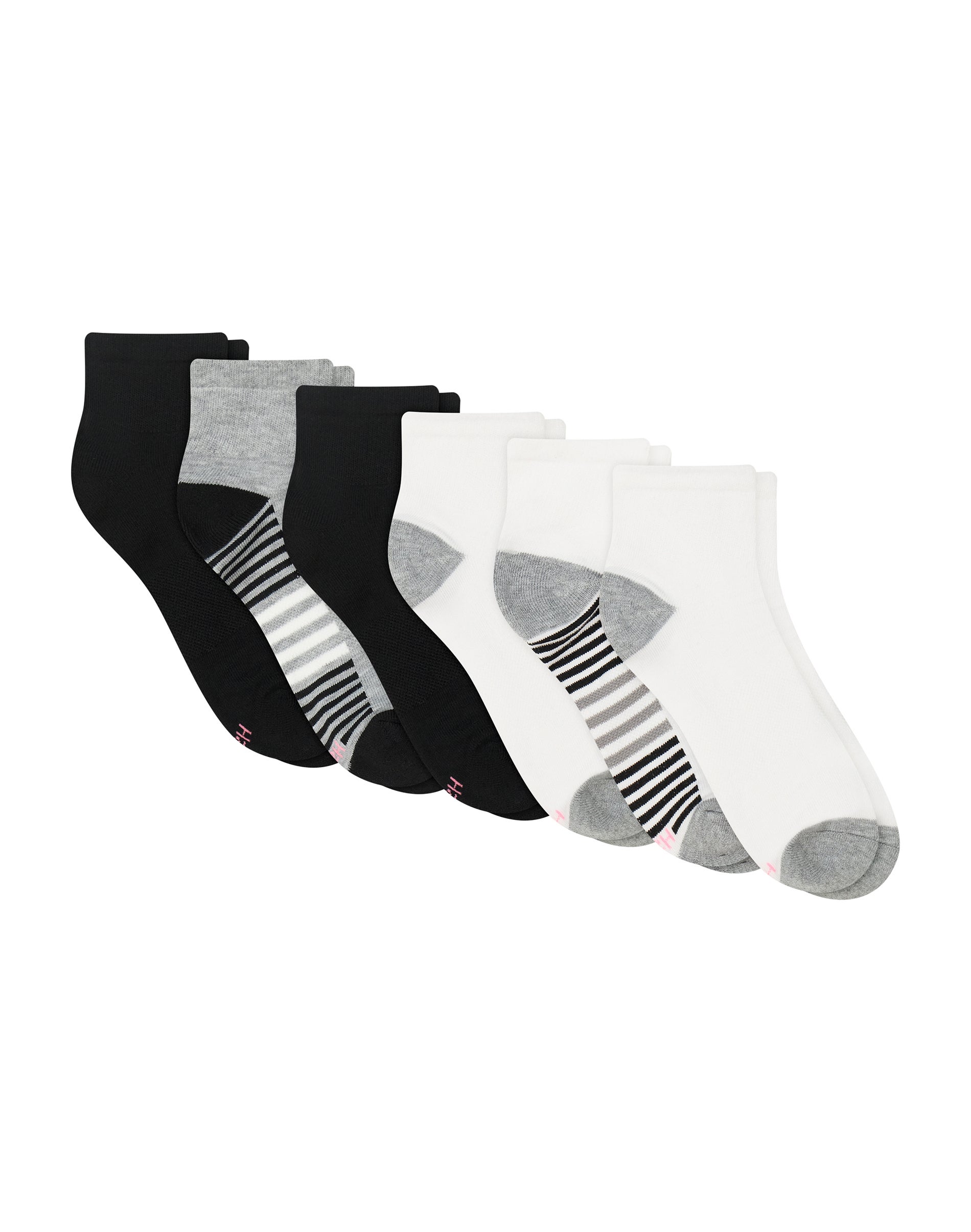 Click here for Hanes Comfort Fit Womens Ankle Socks  6-Pairs Whit... prices