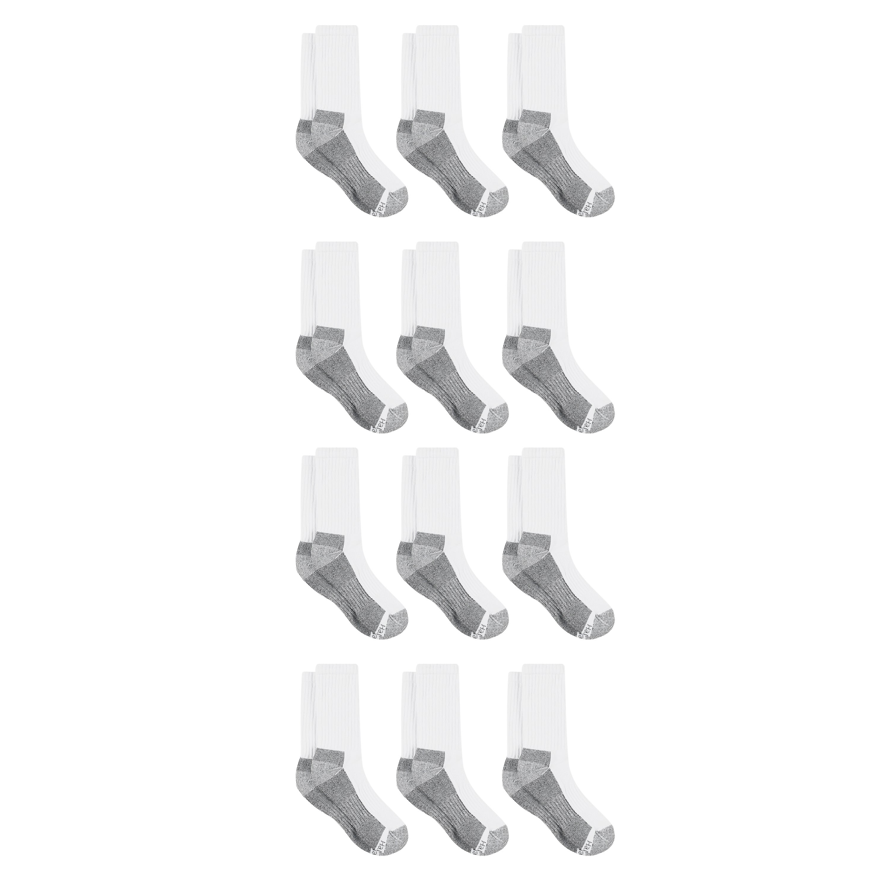 Click here for Hanes Work Mens Socks Pack  12-Pack  Cushioned Moi... prices