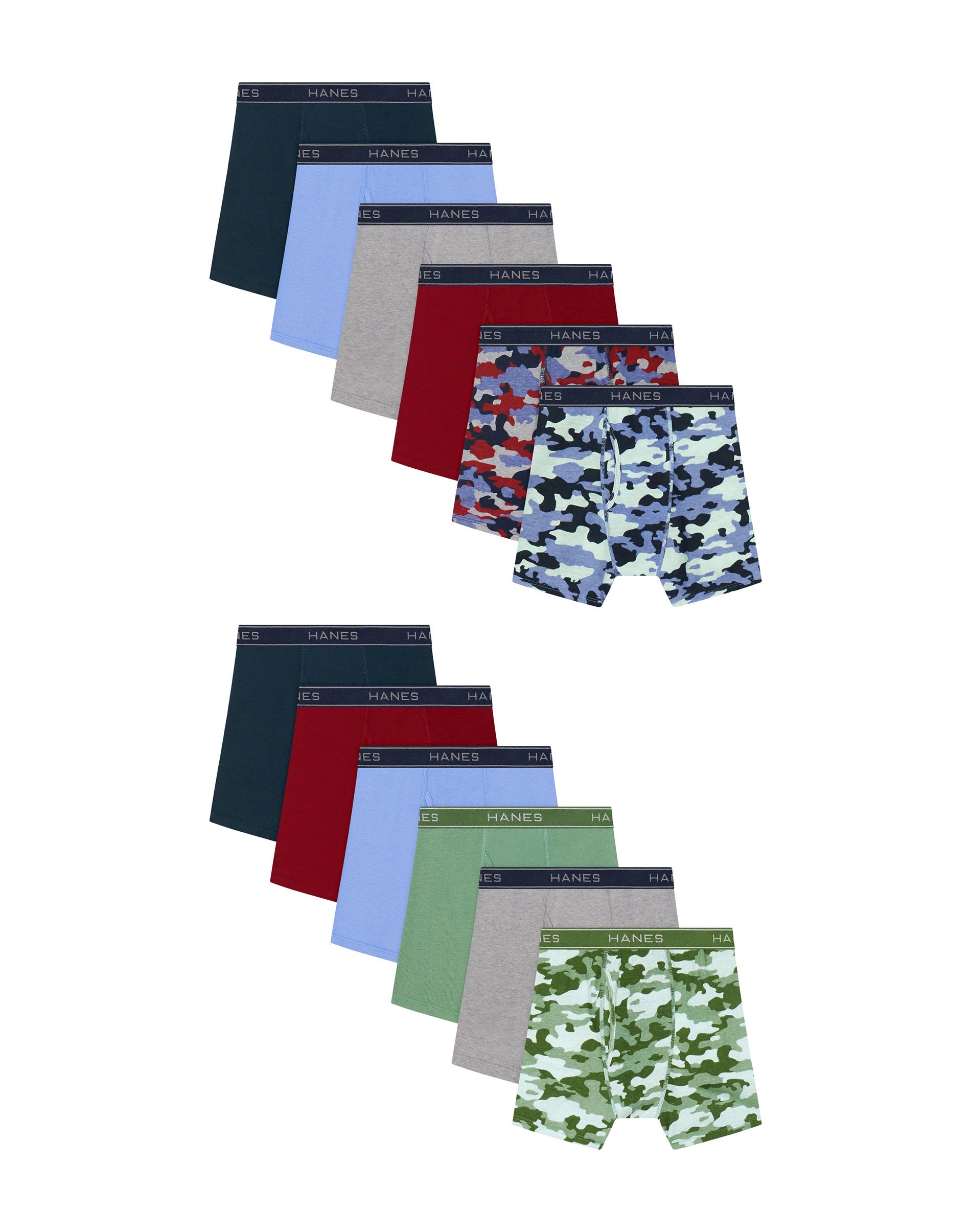 Click here for Hanes Boys Underwear Boxer Briefs Cotton  12-Pack... prices