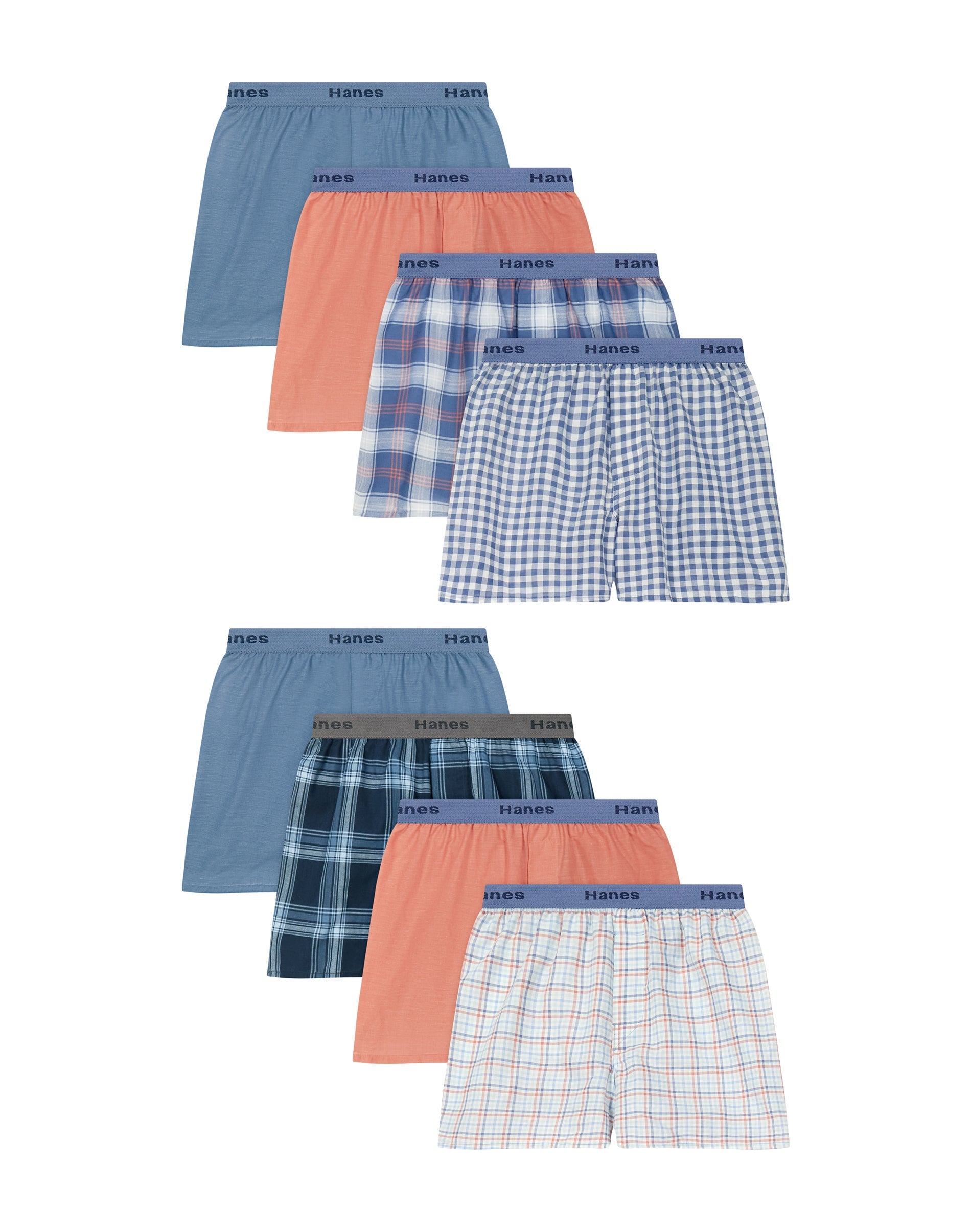 Click here for Hanes Mens Underwear Boxers Cotton-Blend  8-Pack... prices