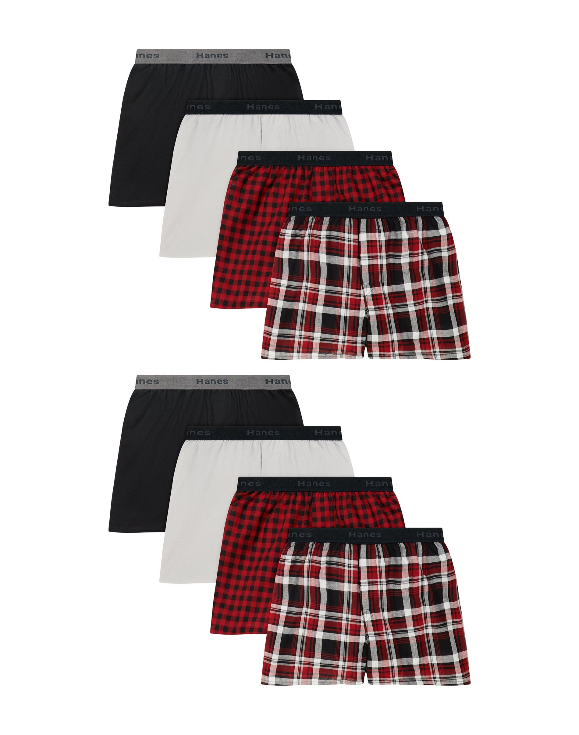 Click here for Hanes Boys Underwear Boxers Pack  8-Pack  Moisture... prices