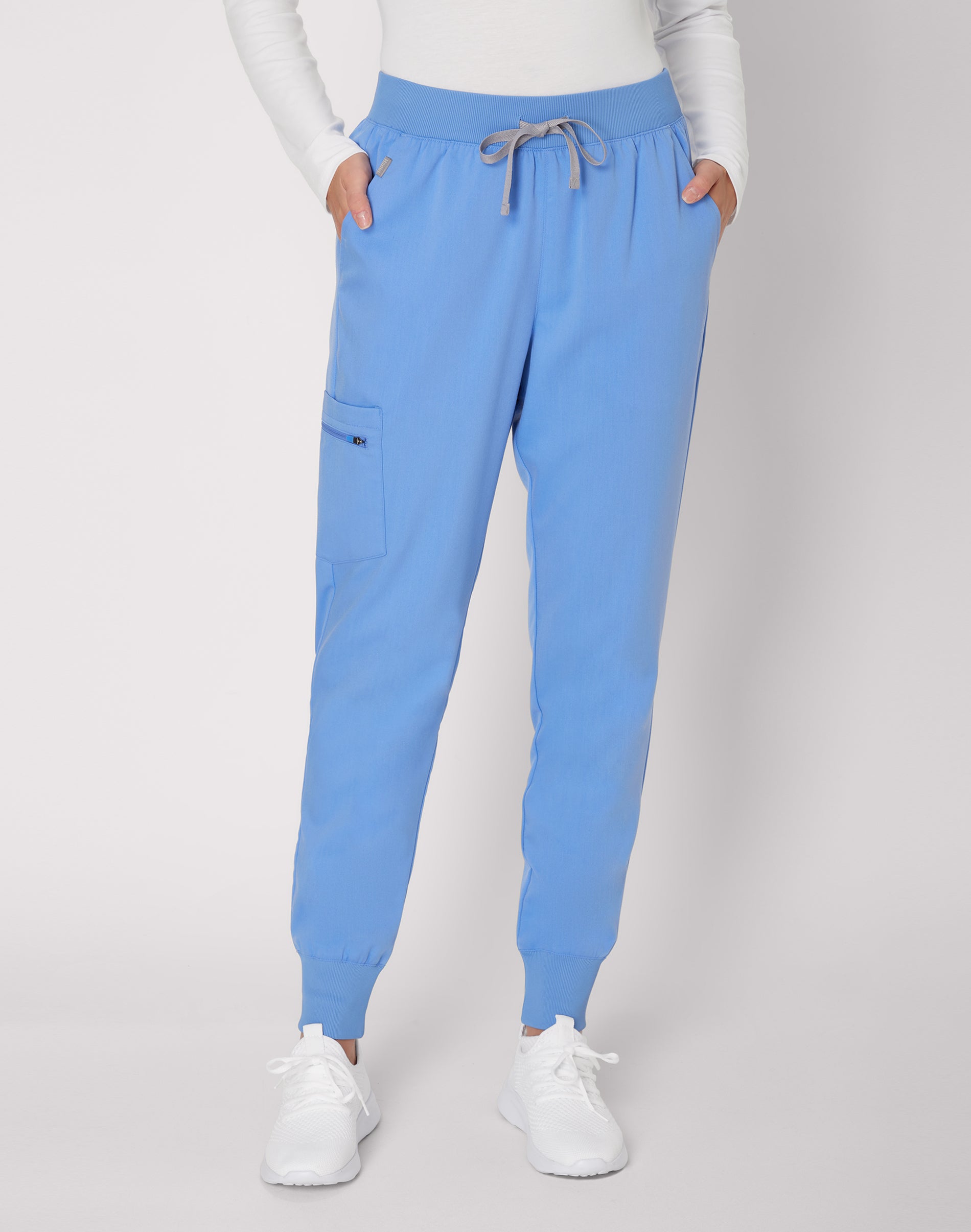 Click here for Hanes Premium Scrubs Womens Scrub Joggers Ceil Blu... prices