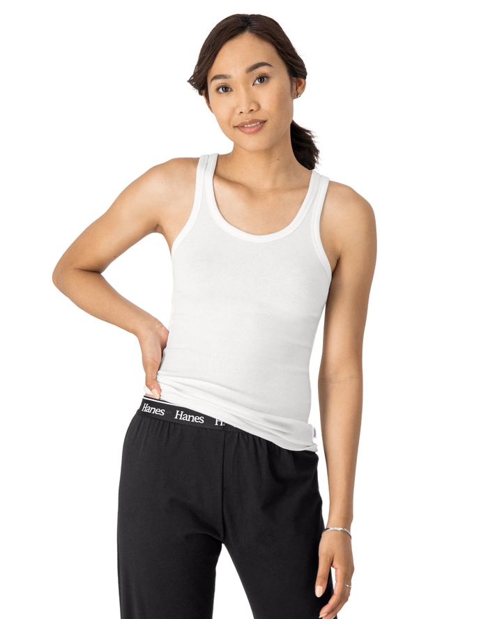 Hanes Originals Comfywear Women's Rib Cotton Tank