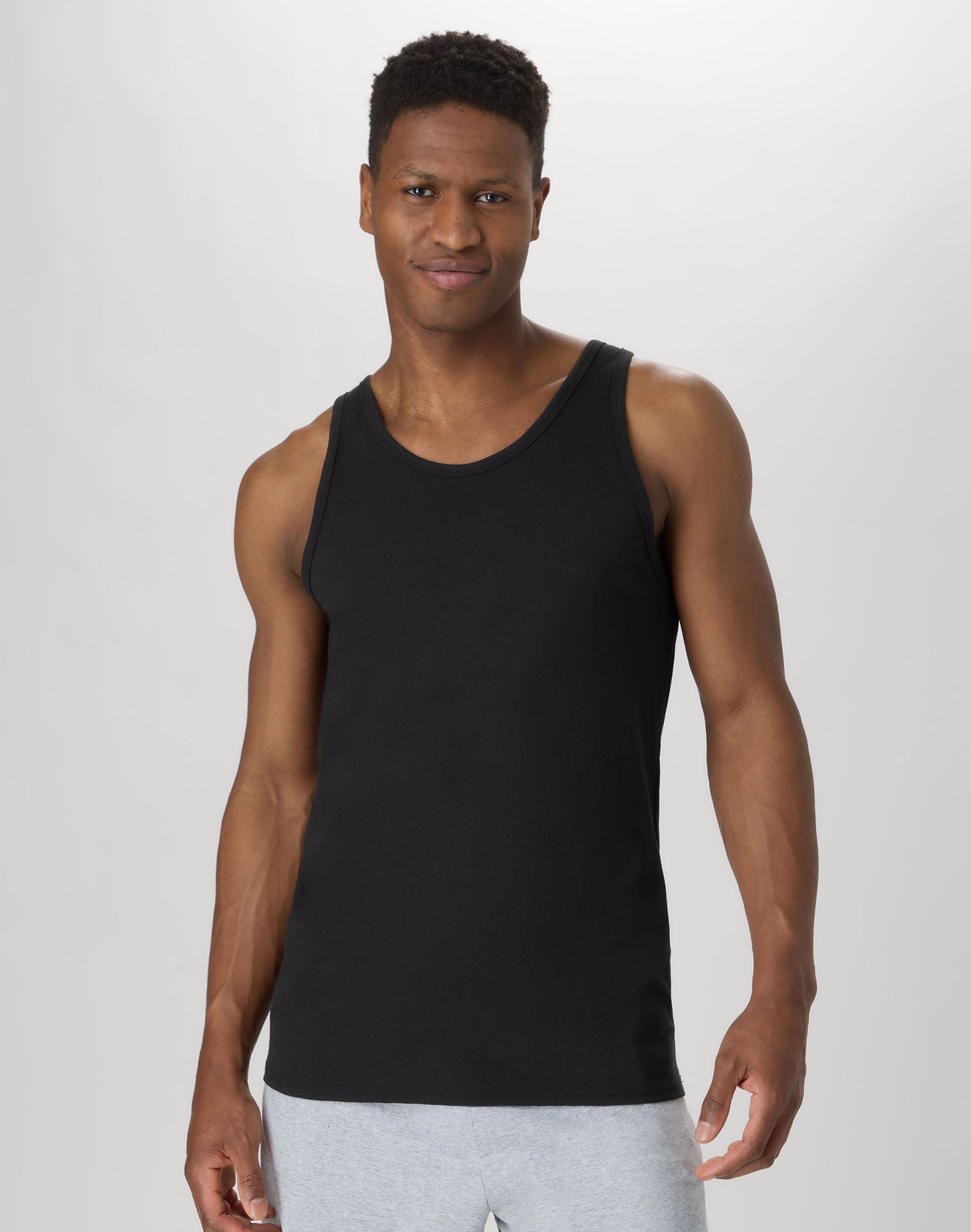 Click here for Hanes Essentials Mens Cotton Tank Top  3-Pack Blac... prices