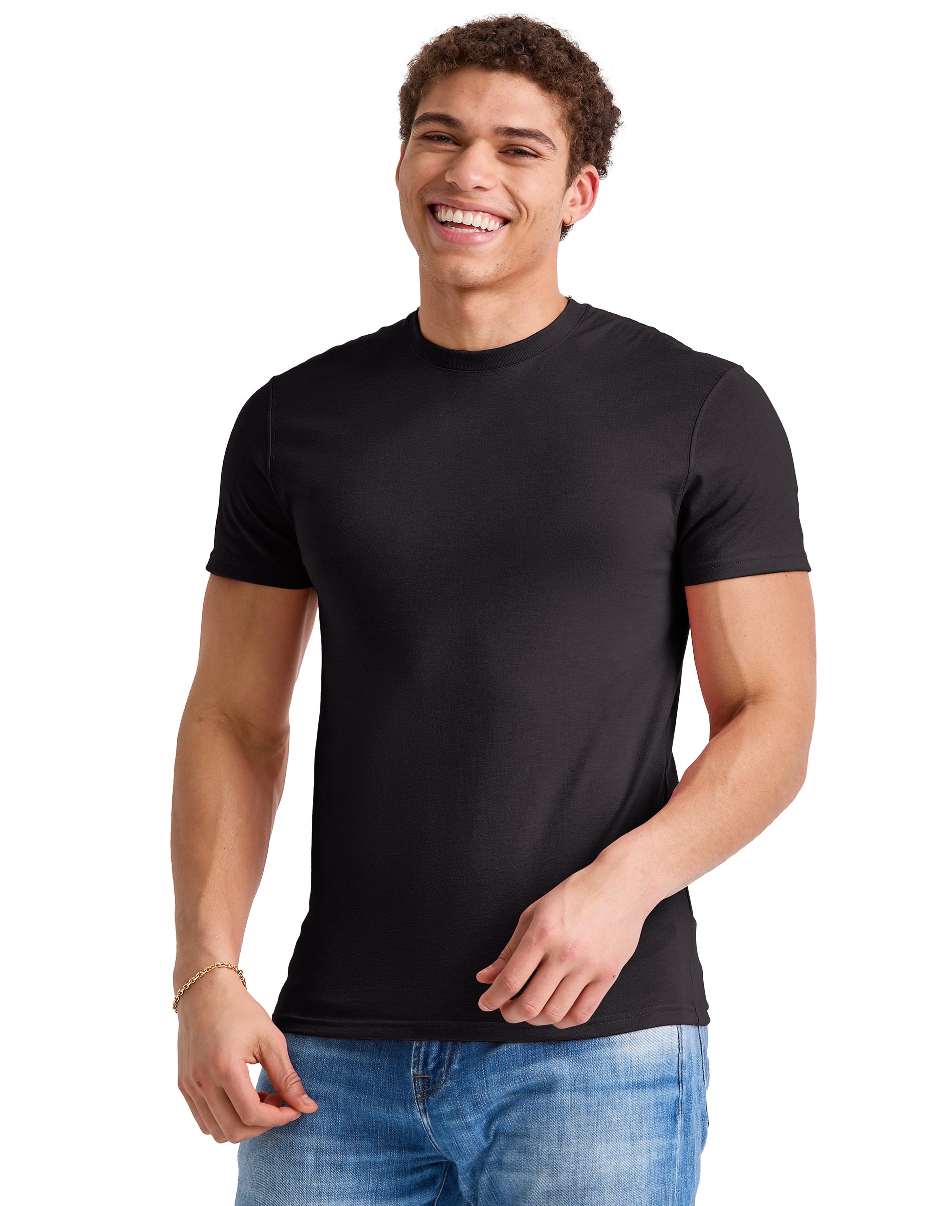 Click here for Hanes Originals Mens Tri-Blend T-Shirt Black S prices