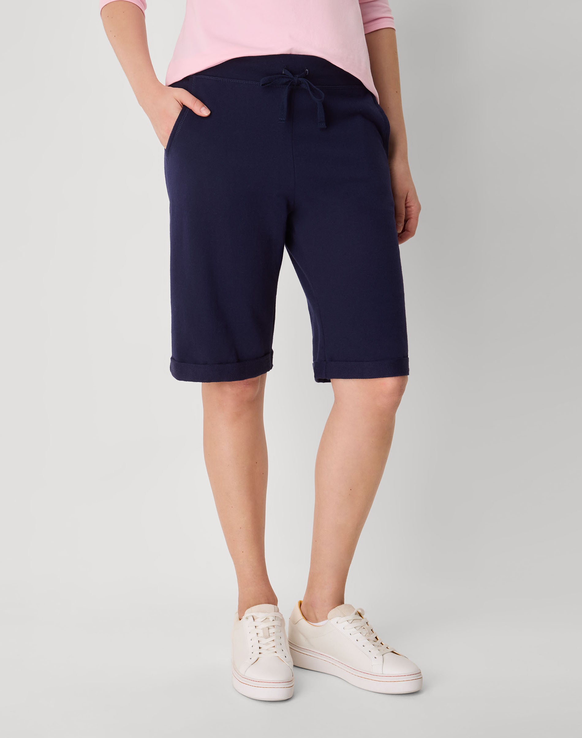 Click here for Hanes Womens French Terry Bermuda Shorts  11 Navy... prices