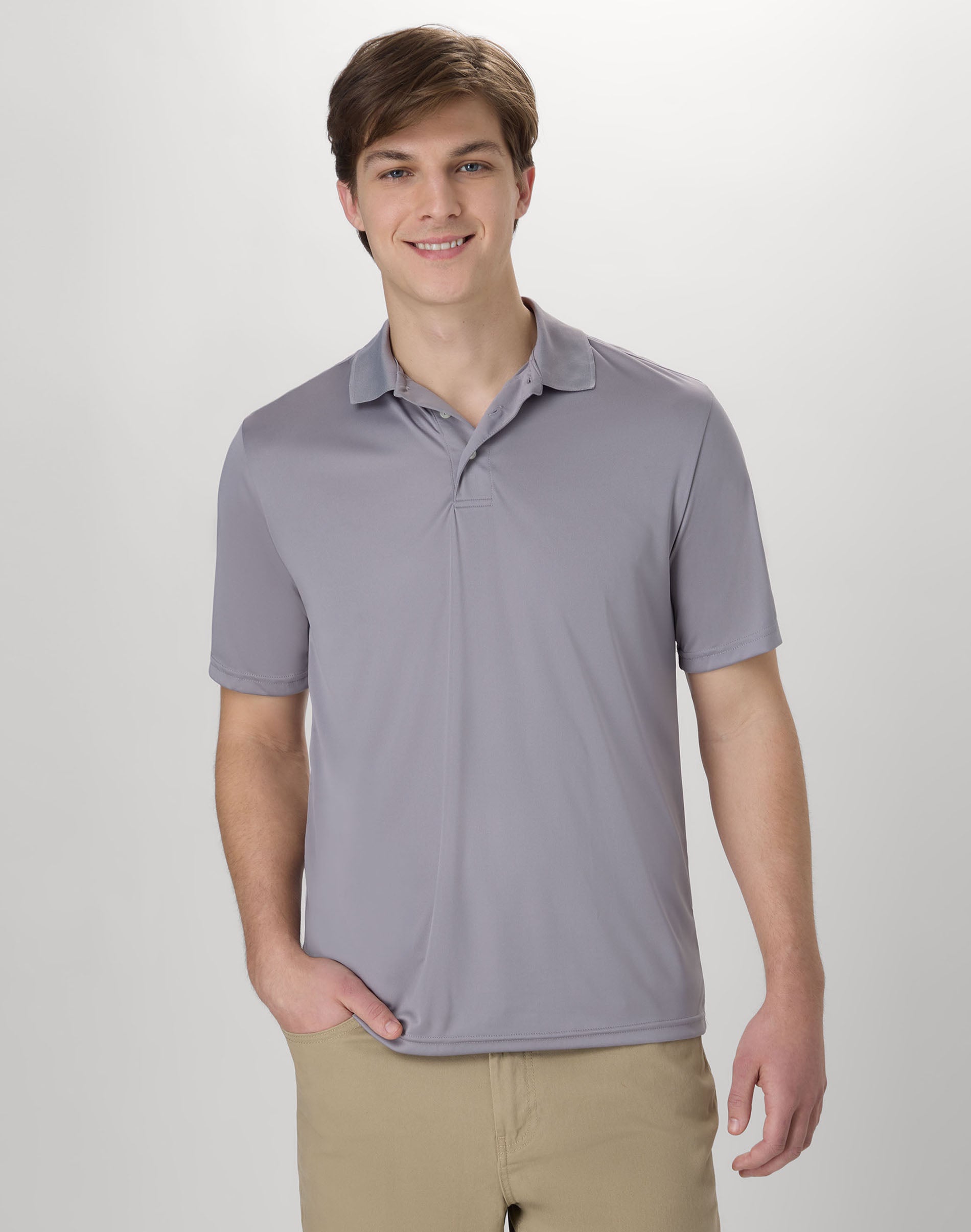 Click here for Hanes Sport Cool DRI Mens Performance Polo Graphit... prices