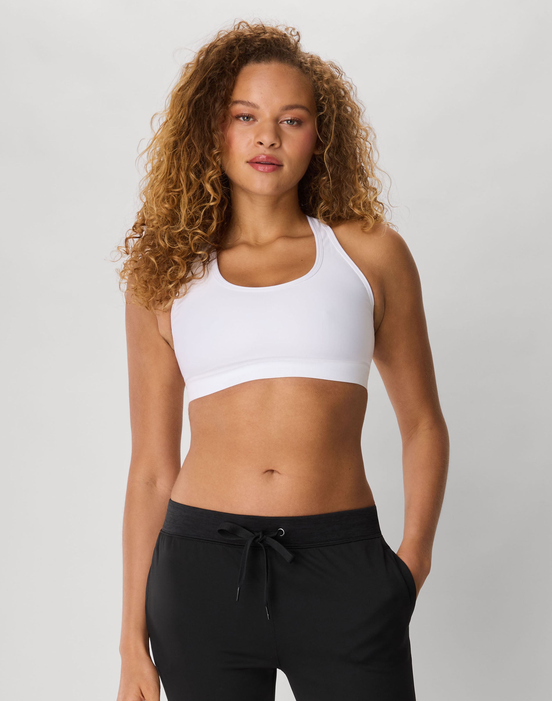 Click here for Hanes Sport Womens Racerback Sports Bra with Compr... prices