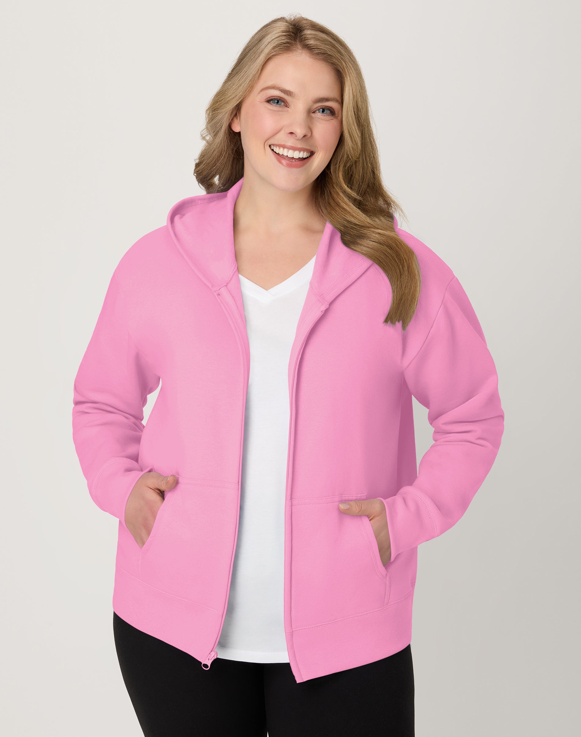 Click here for Hanes Just My Size EcoSmart Womens Full-Zip Fleece... prices
