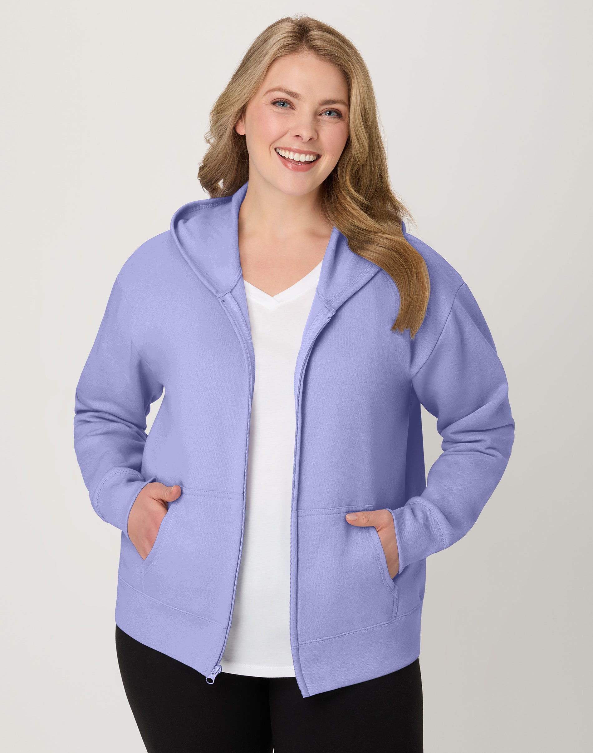 Click here for Hanes Just My Size EcoSmart Womens Full-Zip Fleece... prices
