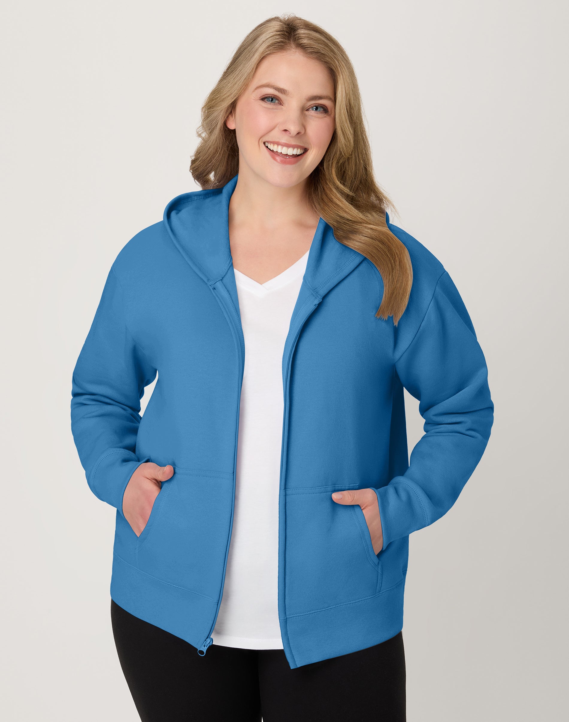 Click here for Hanes Just My Size EcoSmart Womens Full-Zip Fleece... prices