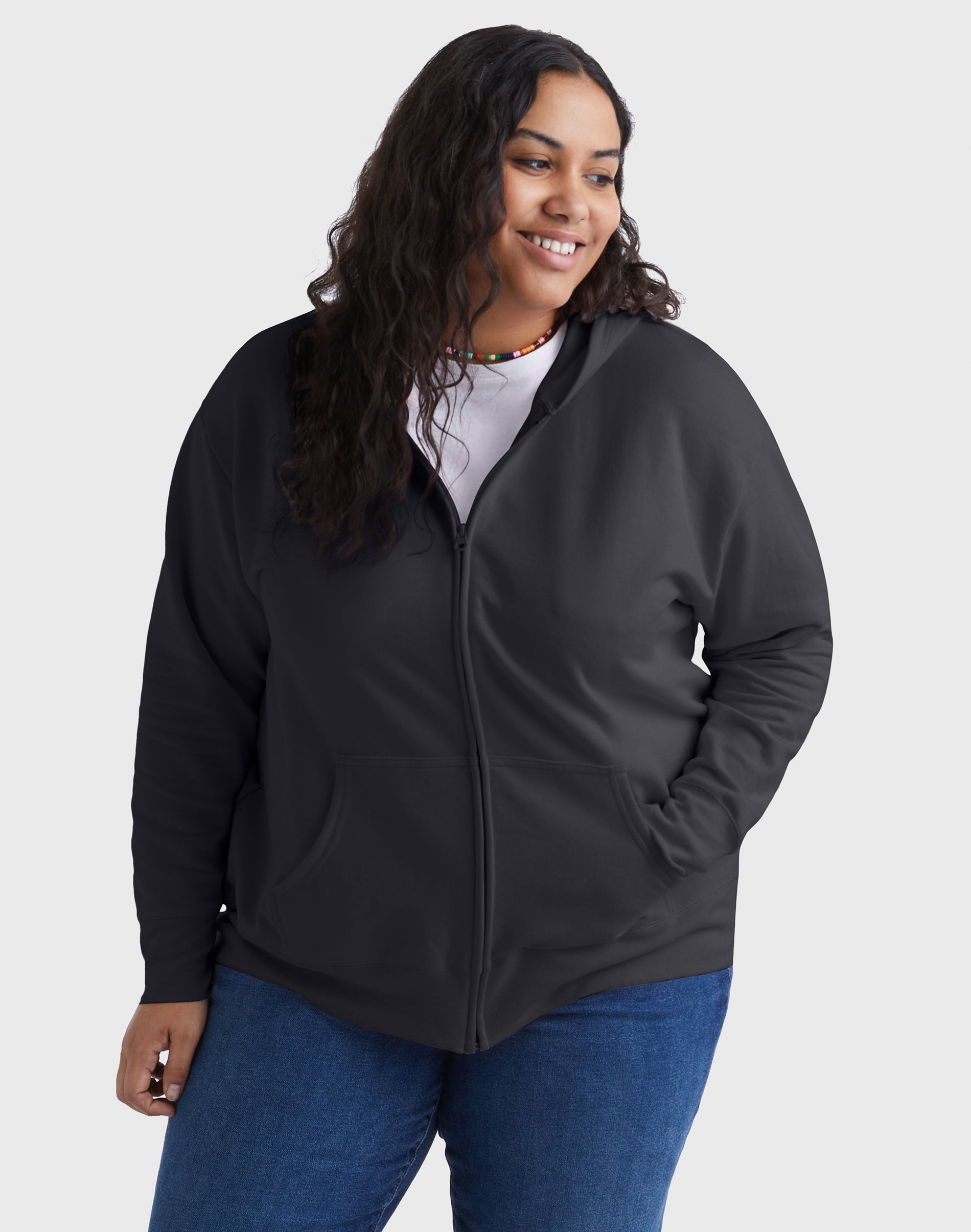 Click here for Hanes Just My Size EcoSmart Womens Full-Zip Fleece... prices