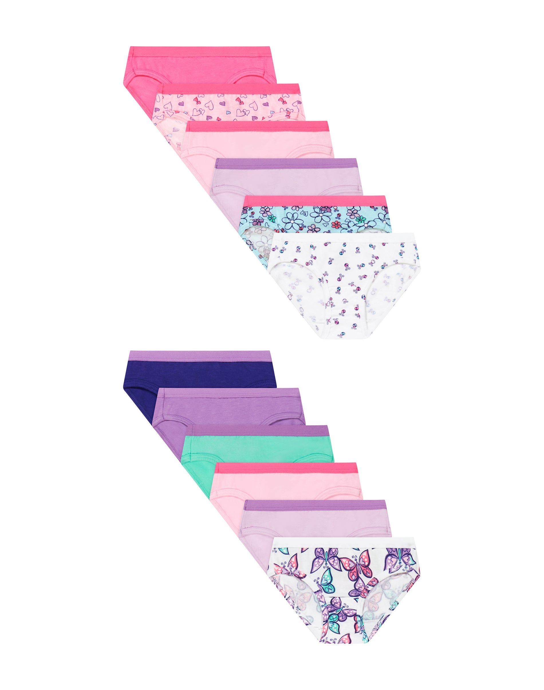 Click here for Hanes Toddler Girls Underwear Hipsters Pack  12-Pa... prices